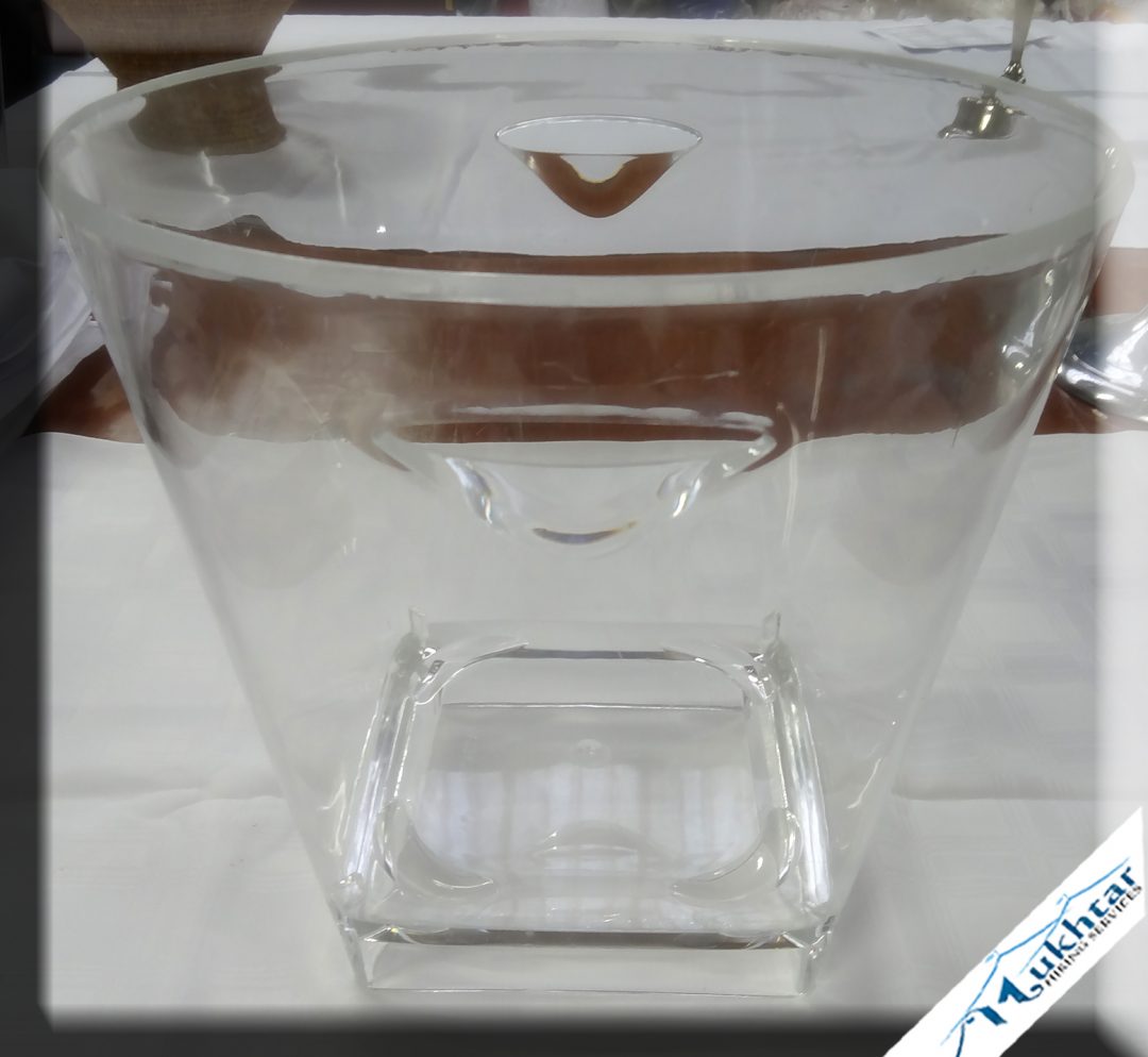 Ice Bucket Acrylic Large - Mukhtar Hiring Service